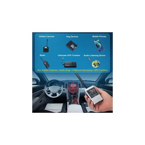 G368w Anti Spy Detector Detect Hidden Cameras Gps Trackers Rf Signals And Radiation For