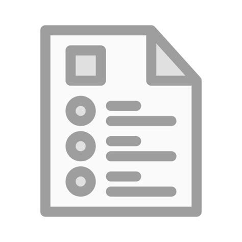 Document Generic Grey Icon