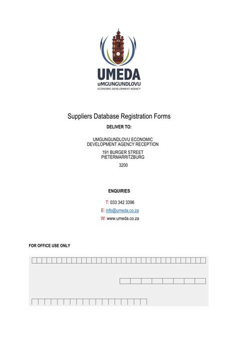 Pdf Suppliers Database Registration Forms Dokumen Tips