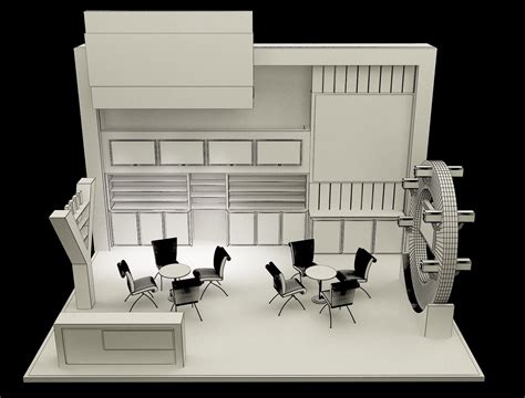 부스 전시 스탠드 A146a 3d 모델 29 Max 3ds Unknown Dxf Fbx Obj Free3d