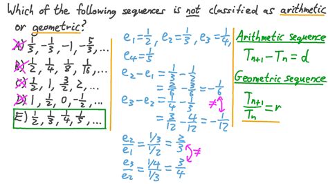 Arithmetic And Geometric Sequence Formula