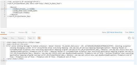 Issue With Receiver Rest Adapter Sap Community