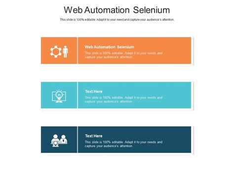 Web Automation Selenium Ppt Powerpoint Presentation Styles Visual Aids Cpb Presentation