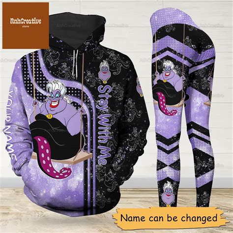 Ursula Hoodie And Leggings Custom Disney Villains Hoodie Disney Witch