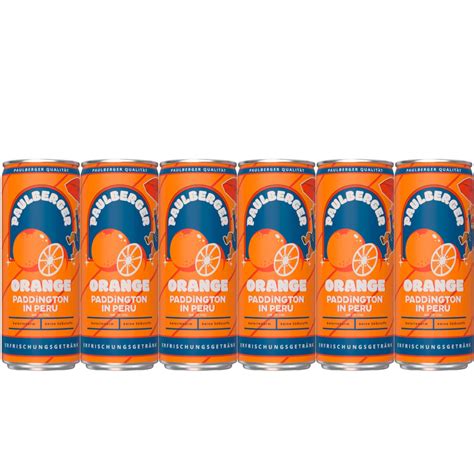 Mbaccent Paulberger Orange Limo 6er Set 6x330ml Dosen Icrimax