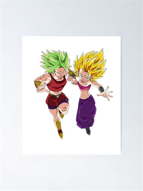 Kale And Caulifakefla Dbz Dragon Ball Poster For Sale By Art Design 87 Redbubble