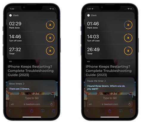How To Set Multiple Timers On Iphone In Ios 17 Beebom