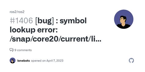 [bug] symbol lookup error snap core20 current lib x86 64 linux gnu