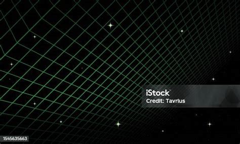 Synthwave 와이어프레임 네트 그림입니다 추상적인 디지털 배경 80년대 90년대 레트로 미래주의 레트로 웨이브 사이버 그리드 깊은 우주 표면 네온 불빛이 빛나고