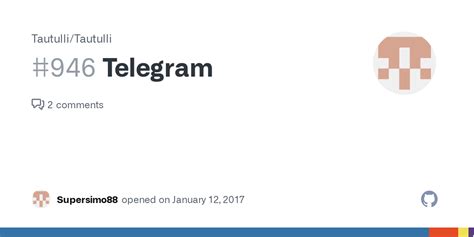 telegram · issue 946 · tautulli tautulli · github