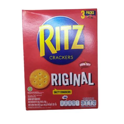 Jual Ritz Crackers Crunchy Original Biskuit Salty Crakers 300gr Isi 3