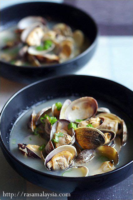 Japanese Steamed Clams Rasa Malaysia レシピ アジア料理 レシピ 簡単レシピ 簡単な日本食レシピ