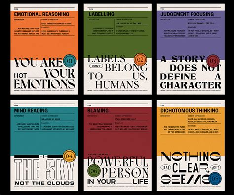 Cbt Reflective Posters Behance