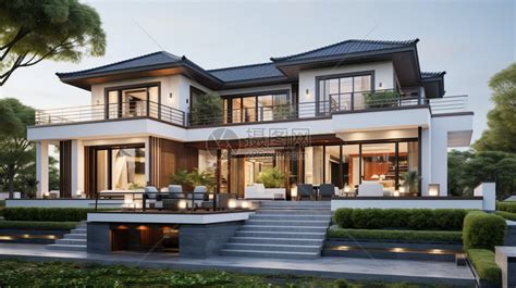 布局清晰的别墅高清图片下载 正版图片600451962 摄图网