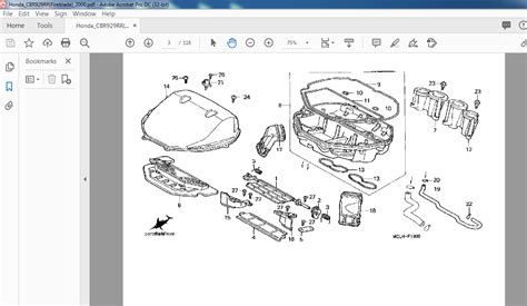 2000 Honda 929rr Parts Info And Drawings Pdf Download Heydownloads