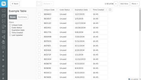 Custom Data Tables User Guide