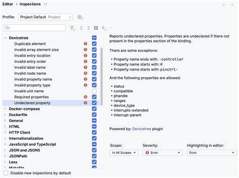 Device Tree Files CLion Documentation