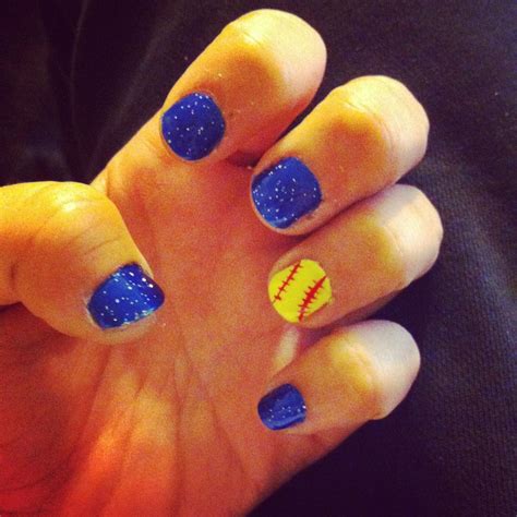 Softball Nails Softball Nails Baseball Nails Sports Nails
