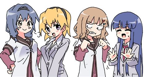 Yuru Yuri Crossover Day 5 Houjou Satoko And Furude Rika Ryuruyuri