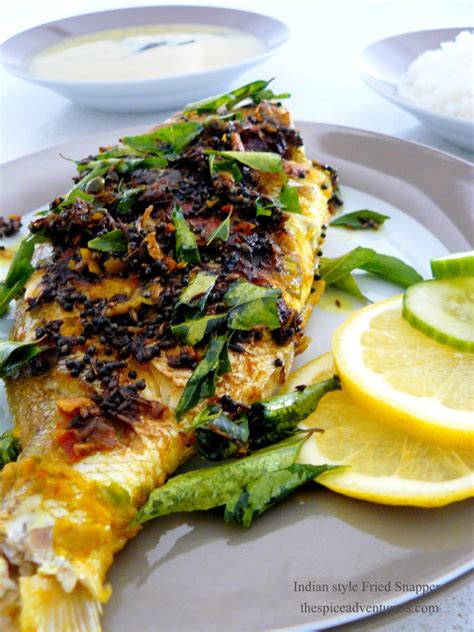 Indian Style Fried Snapper The Spice Adventuress