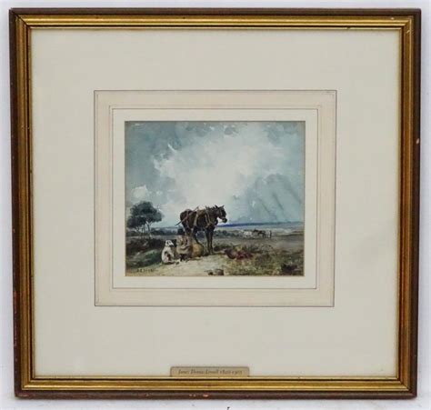 Sold At Auction James Thomas Linnell J Linnell Xix Labelled James Thomas Linnell 1820 1905