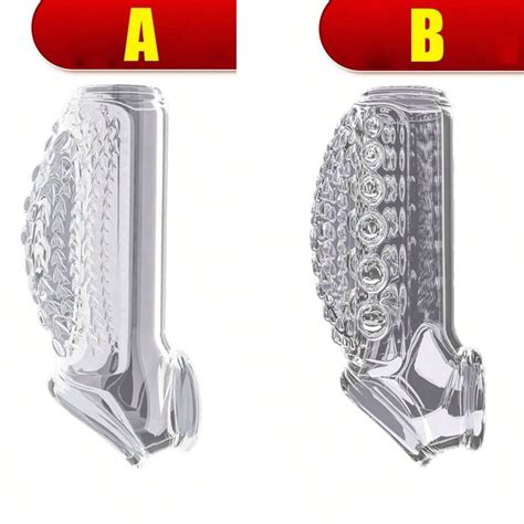 Penis Enlargement Sex Toys For Men Cock Ring Stretcher Extender Sleeve