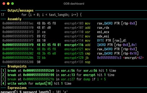 Hacked Gdb Dashboard For Easy Debugging