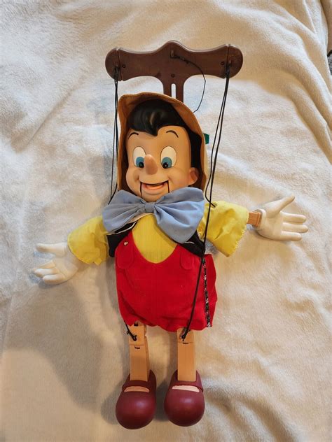Vintage Pinocchio Telco Singing Marionette Christmas Dancing Puppet W