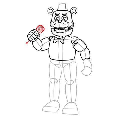 Fnaf 6 Lefty Coloring Pages 2025