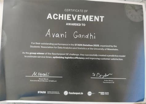 Stads Datathon2025 Ai Machinelearning Logisticstech Avani