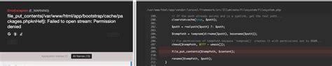 Php Laravel 84 Fileputcontentsvarhtmlappbootstrap