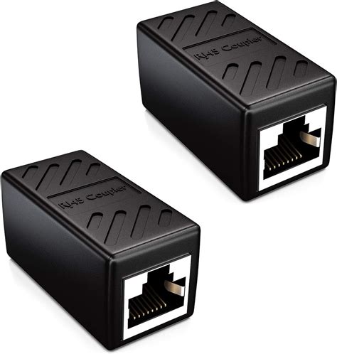 Deleycon 2x Cat6 Coupling Connector Network Cables Patch Cable Ethernet