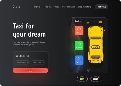 Taxi Web App Demo Figma