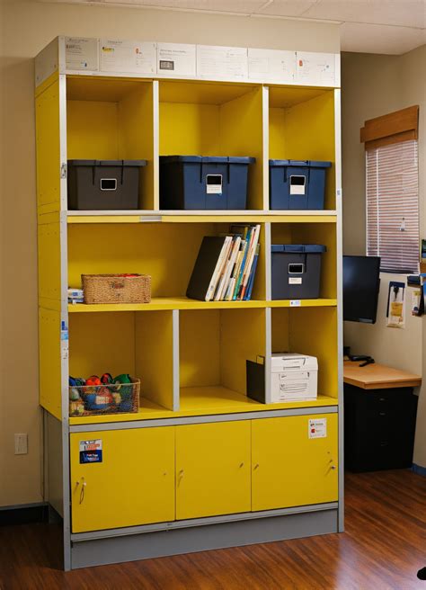 Lexica Open Cubbies Side By Side In A Work Room