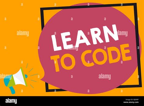 Word Writing Text Learn To Code Business Concept For Learn To Write