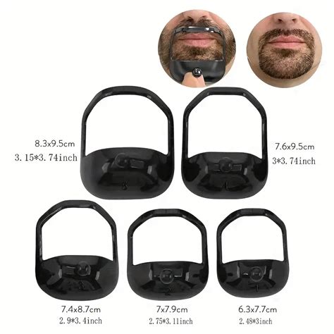 Beard Shaping Tools Set Mens Beard Styling Template Temu