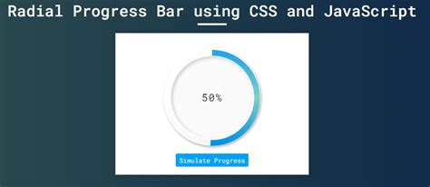 Creating A Reusable Radial Progress Bar Using CSS And JS Tutorial