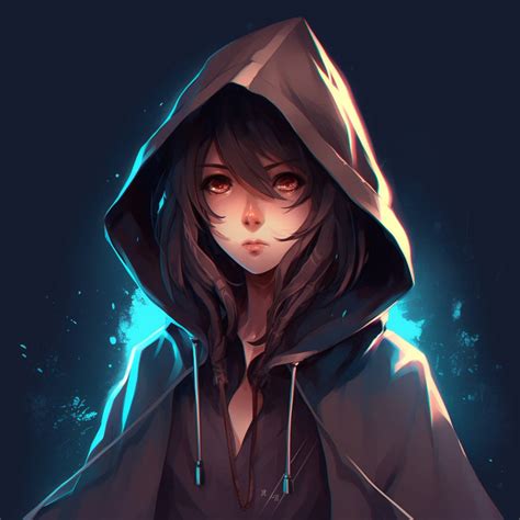 Anime Girl Hooded By Byanel On Deviantart