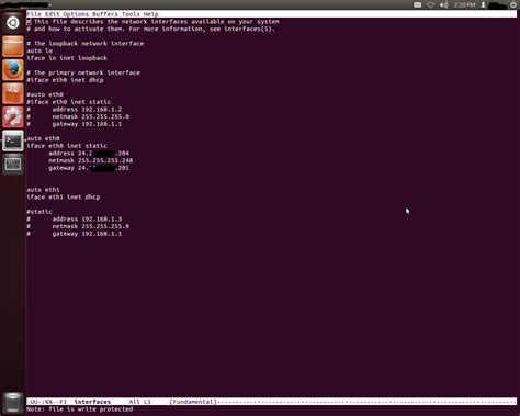 Linux Unable To Assign External Static Ip Etcinitdnetworking