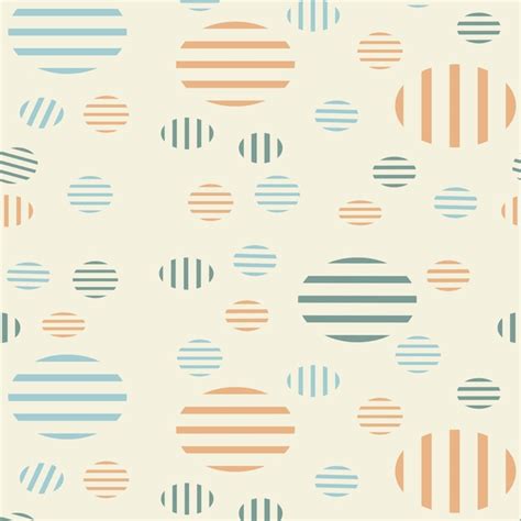 Premium Vector Vector Abstract Circles Geometric Seamless Repeat Pattern Background