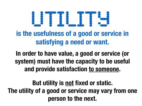 Utility Meaning