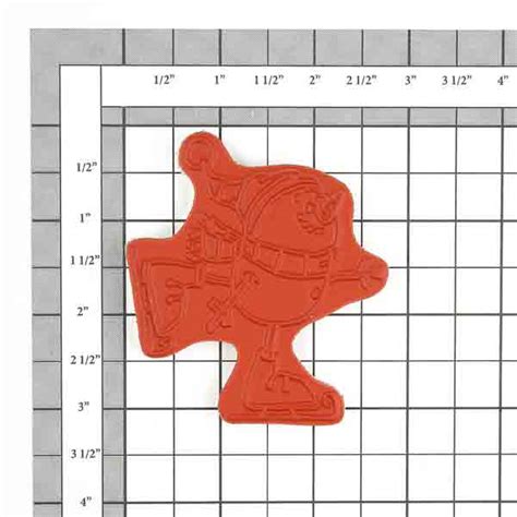 Whipper Snapper Snowman Skater Stamp The Foiled Fox