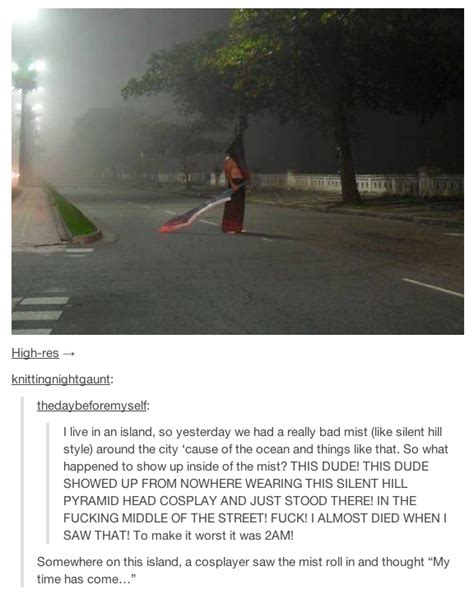 Silent Hill Rolls Into The Islands X Post Rgaming Meme Guy