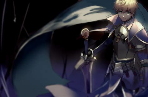 Safebooru 1boy Absurdres Armor Arthur Pendragon Fate Blonde Hair