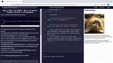 Basic Html And Html5 1228 Nest An Anchor Element Within A