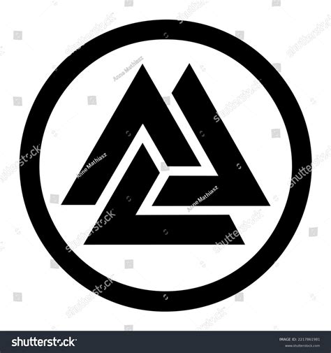 Celtic Triangle Knot Norse Mythology Vector Stock Vector Royalty Free 2217861981 Shutterstock