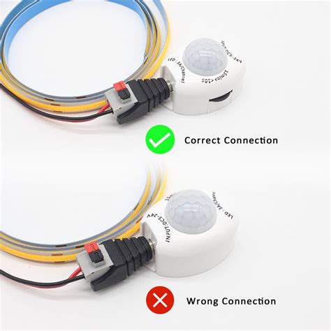 Pir 모션 센서 12v Dc 스위치 5 V Led 스트립 조명 움직임 감지기 5 볼트 활성화 타이머 자동 적외선 스위치 On Off 전기 장비 및 소모품