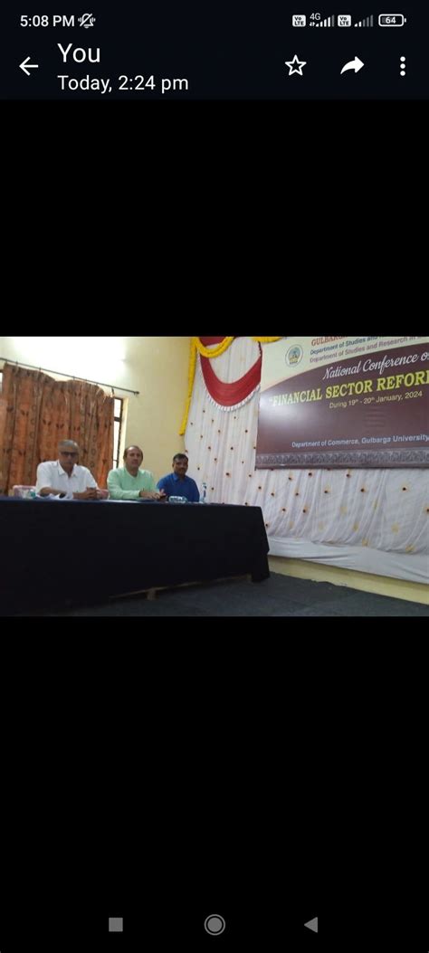 Mahesh K M On Linkedin National Conference Financial Sector Reforms