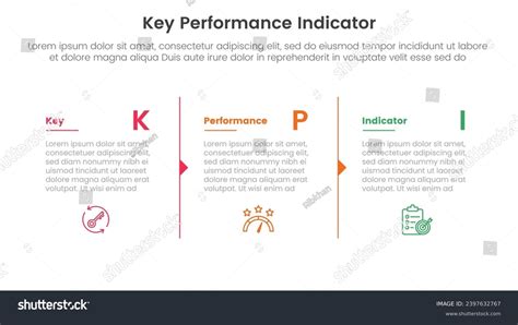 Kpi Key Performance Indicator Infographic Stock Vector Royalty Free Shutterstock