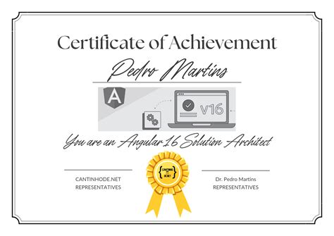 Angular 16 Solution Architect Certification Exam